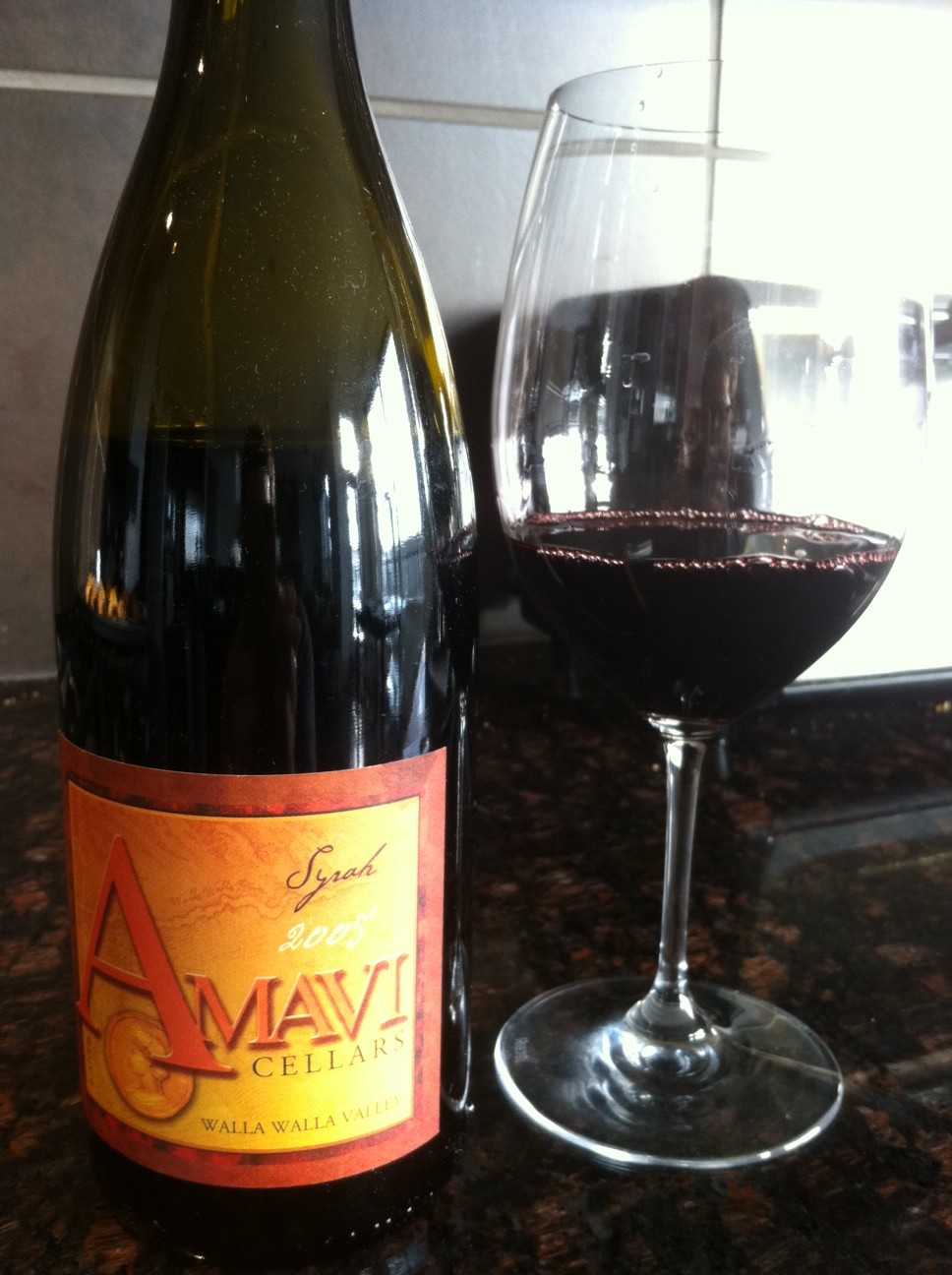 Wine Review: 2005 Amavi Cellars Syrah | pop & pour